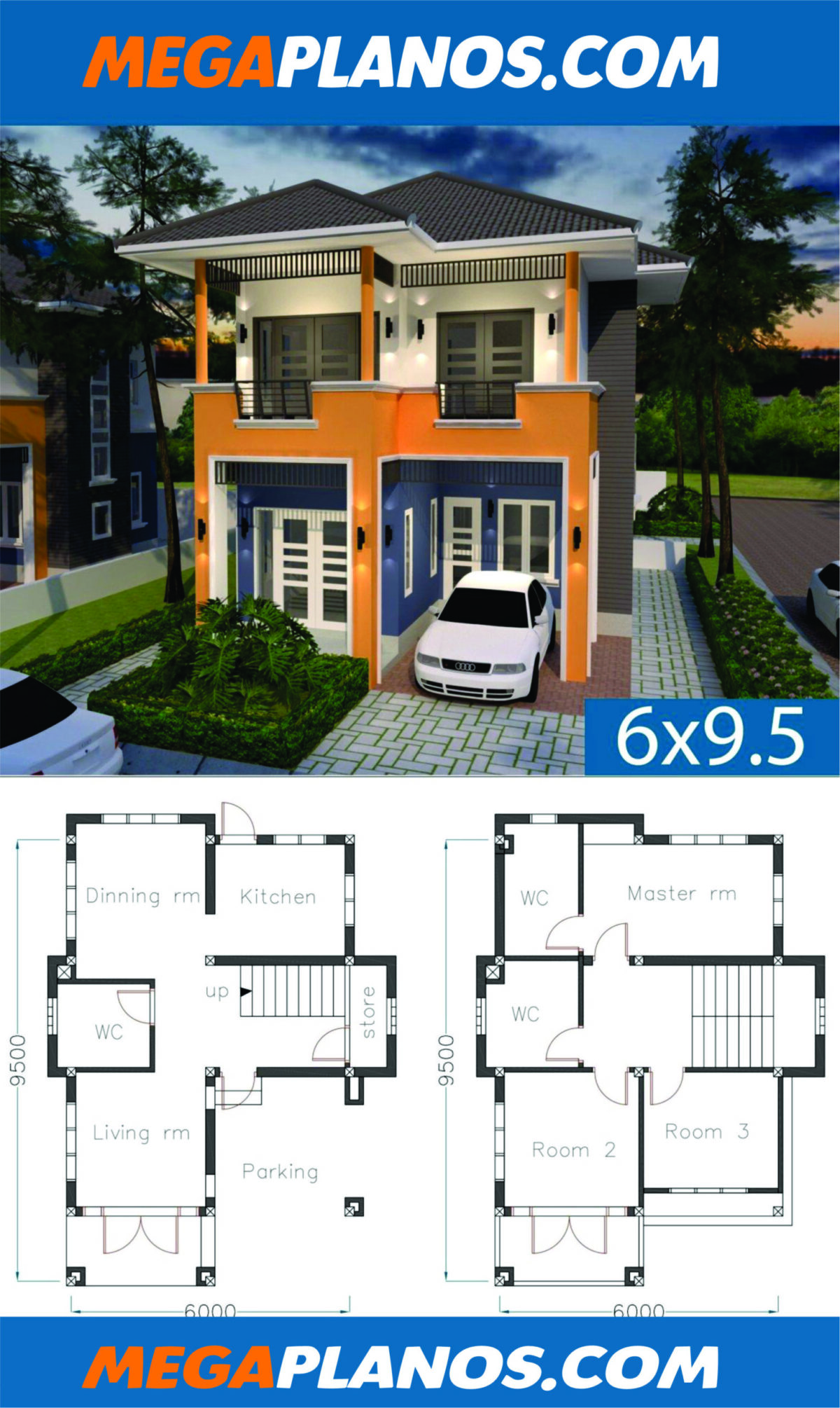 Planos de Casas con Medidas - Mega Planos